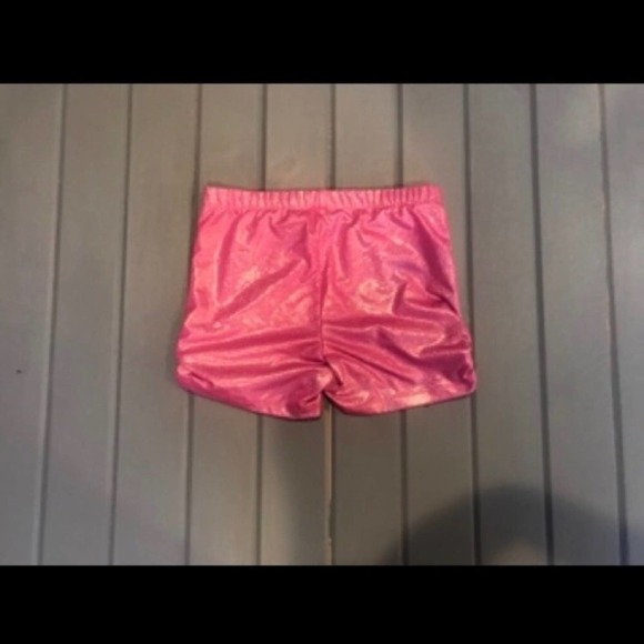 danksin | Bottoms | Danskin Pink Sparkle Dance Shorts L 12 | Poshmark